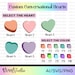 Customizable Conversation Hearts Svg Candy Hearts SVG PNG Conversation ...