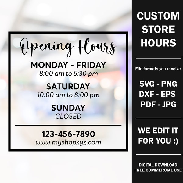 Svg File Store Hours - Etsy