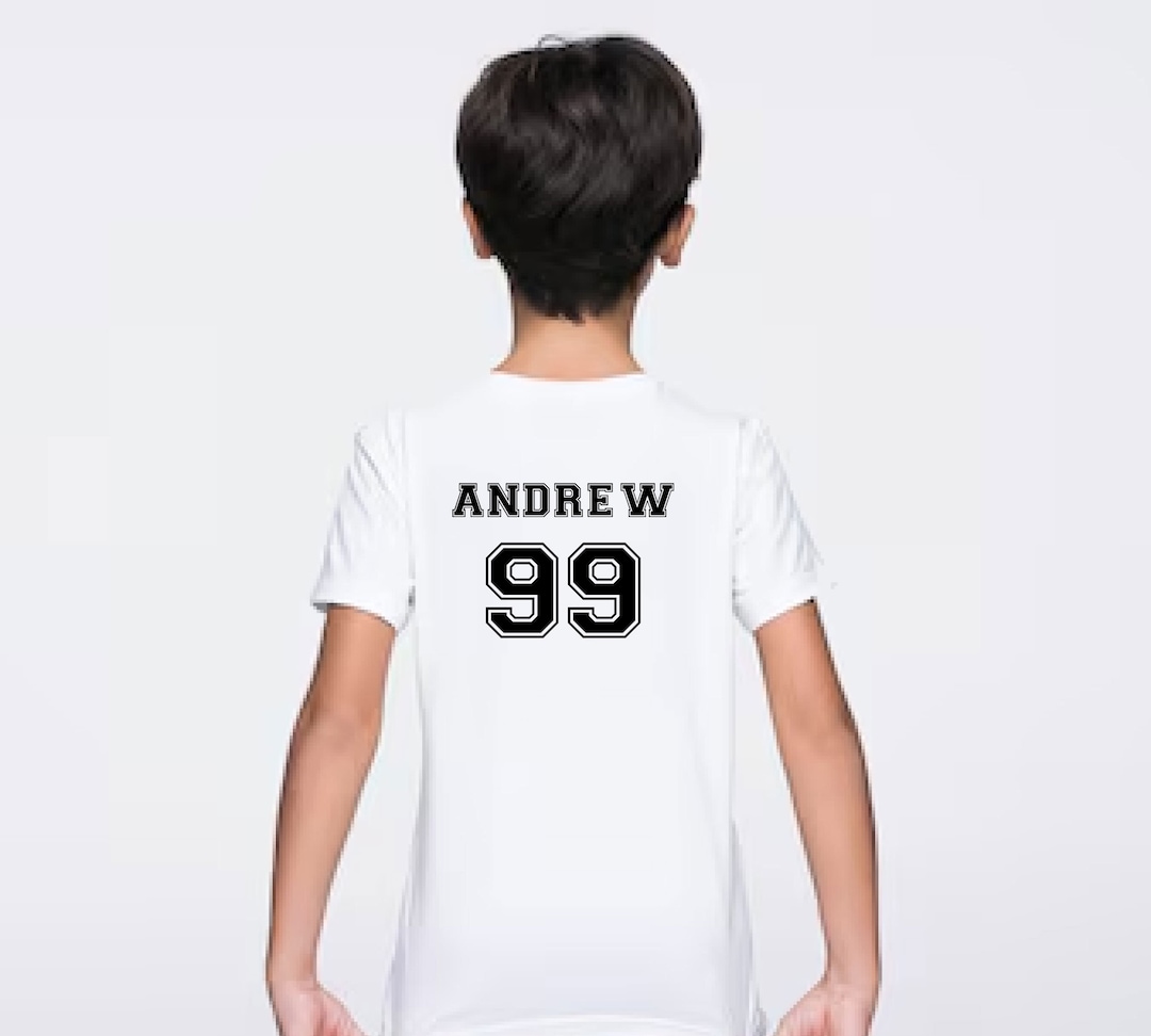 Custom Jersey Name and Number SVG Custom Soccer Jersey Png Custom ...