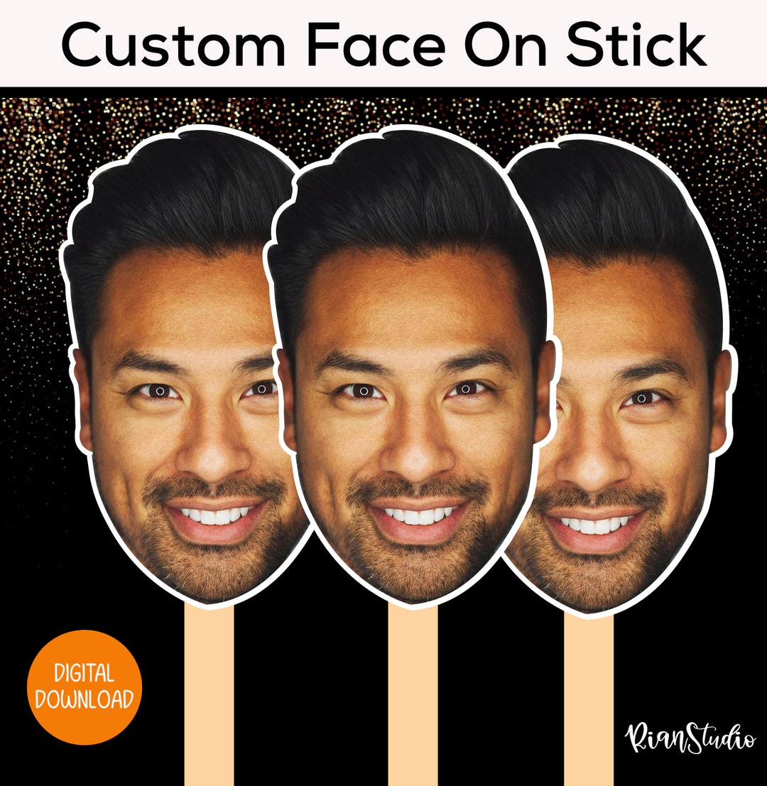 Face Cut Outs- Face Mask | Personalized Photo Face Masks | Face on A ...