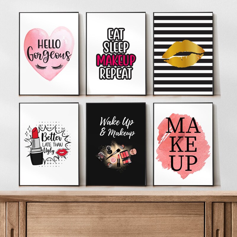 Makeup Print - Etsy