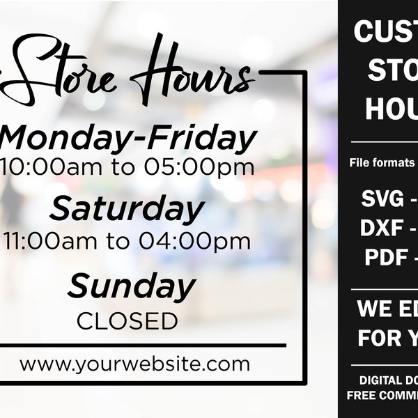 Svg File Store Hours - Etsy