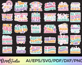Affirmations Sticky Notes PNG Printable Stickers Affirmation Sticker ...