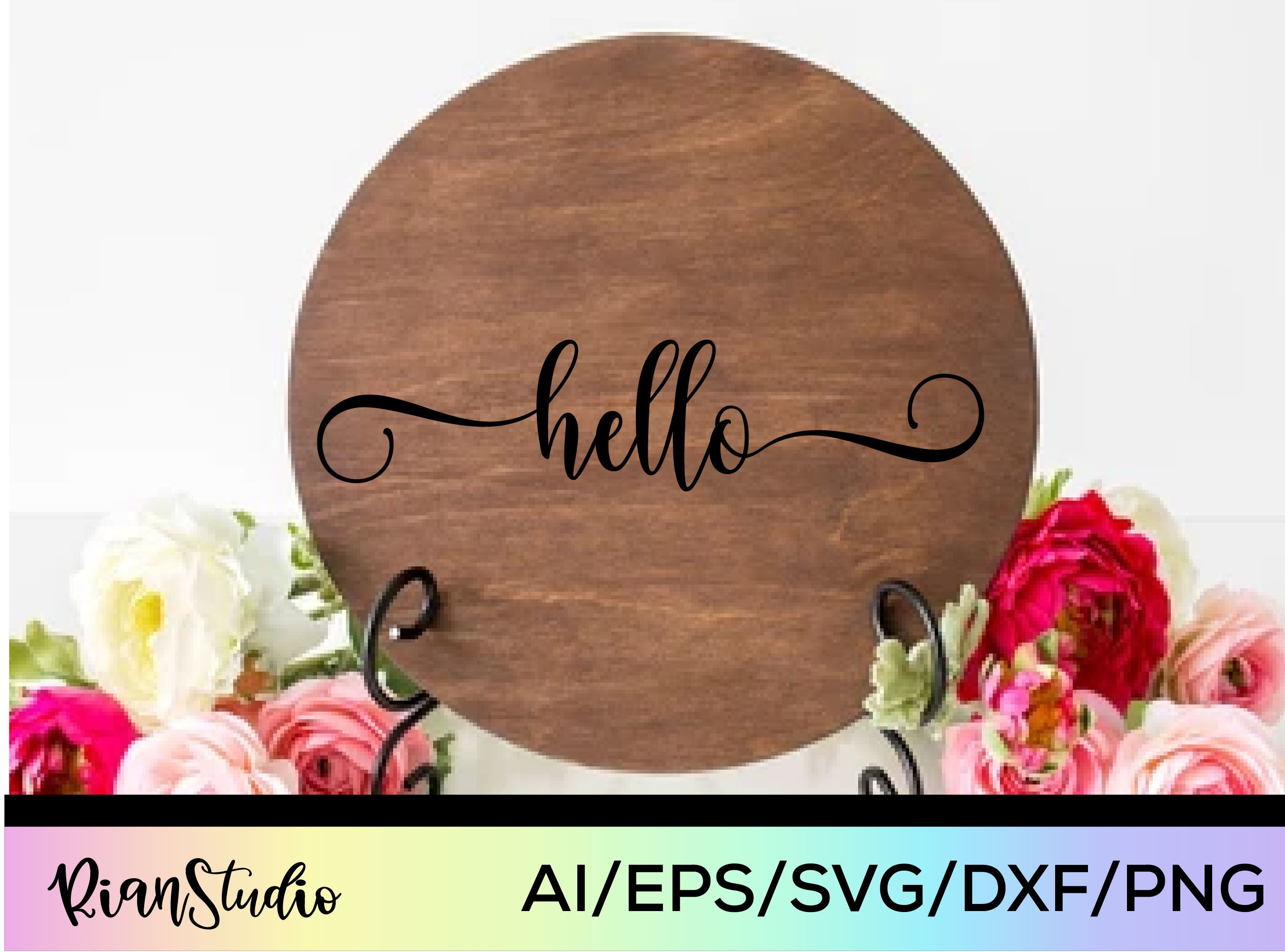 Hello Svg Hello Svg Bundle Hello Svg Hand Lettered Hello - Etsy Canada