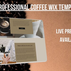Coffee Shop Wix Website Template, Wix Coffee Shop, Coffee Shop Template ...