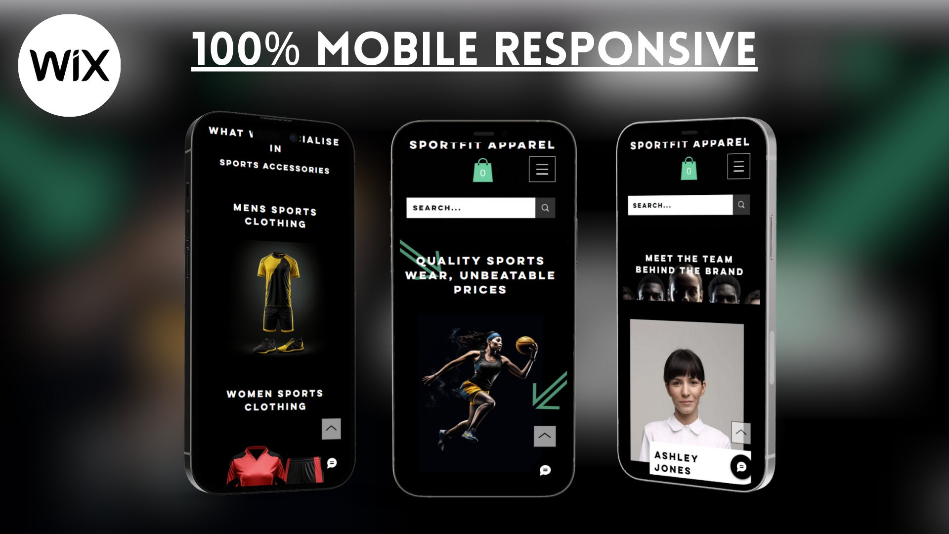 Professional Sports Website Template, Wix Templates, Wix Sports Website ...