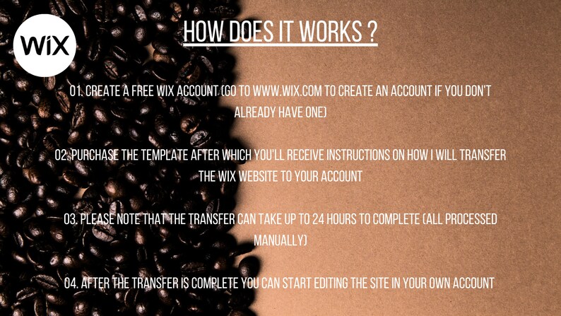 Coffee Shop Wix Website Template, Wix Coffee Shop, Coffee Shop Template ...