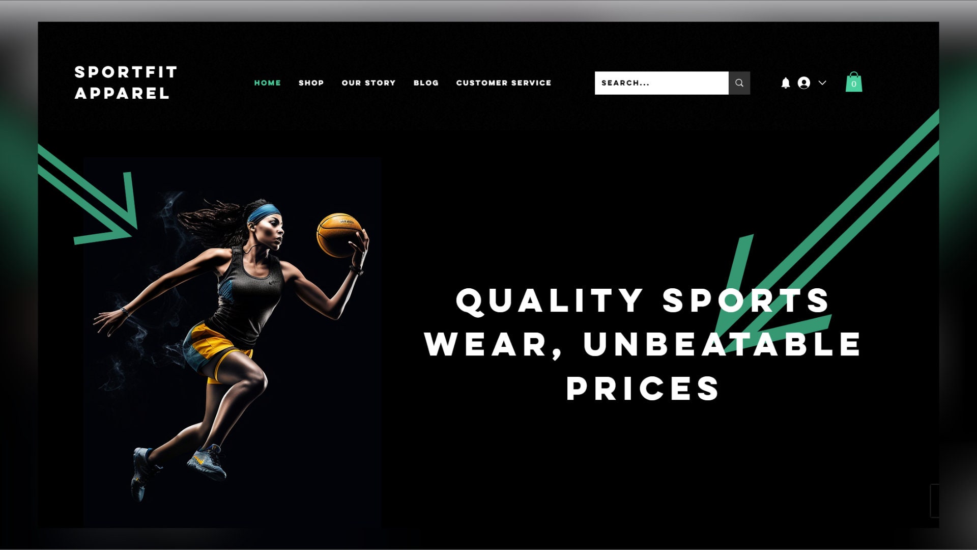 Professional Sports Website Template, Wix Templates, Wix Sports Website ...