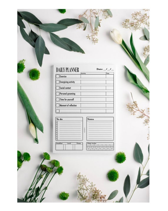 Daily Planner Printable Printable Planner Instant Download - Etsy