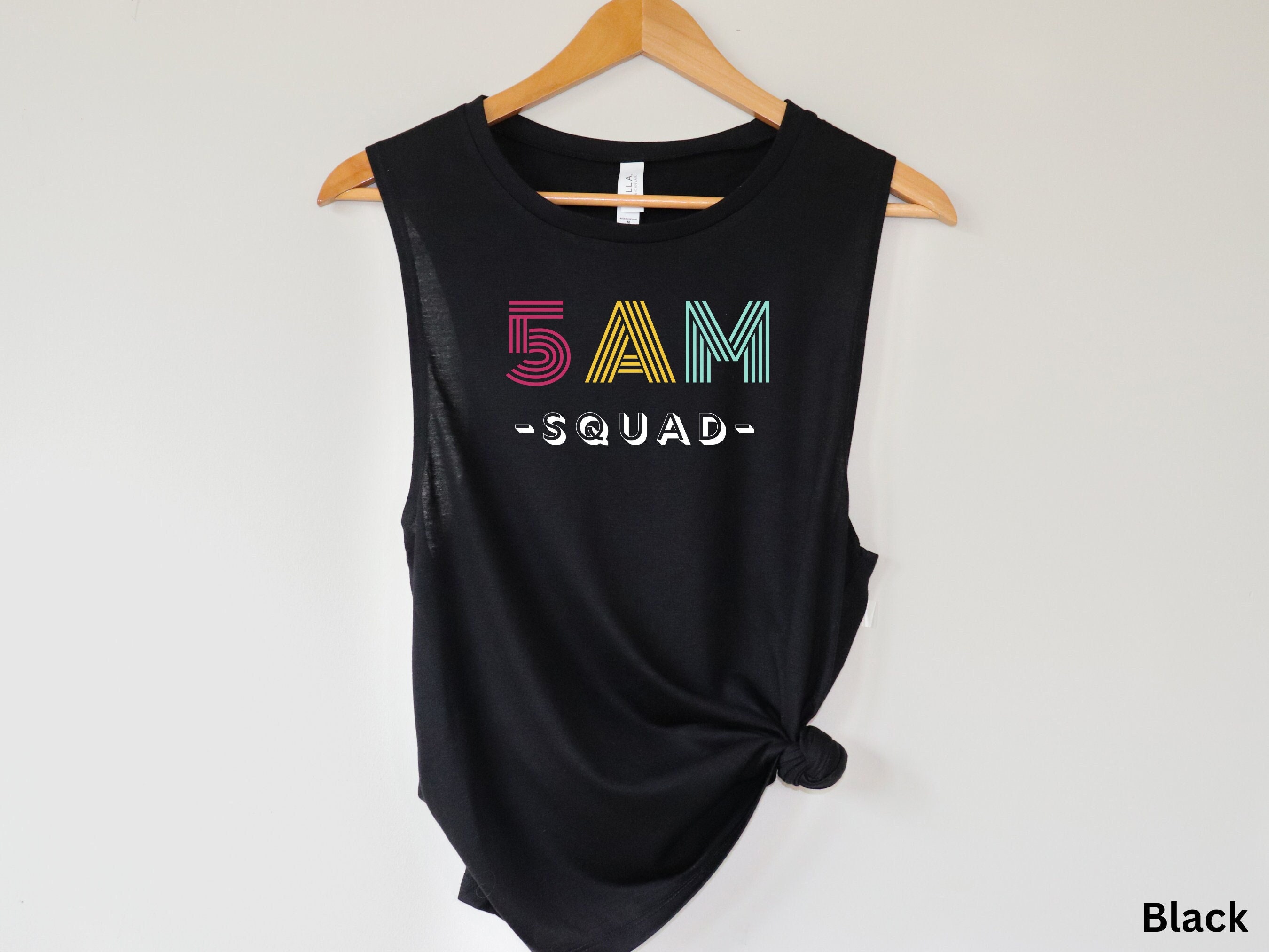 RETRO 5AM Squad Crossfit Tank Top for Women, Comfortable Gym Tank Top ...