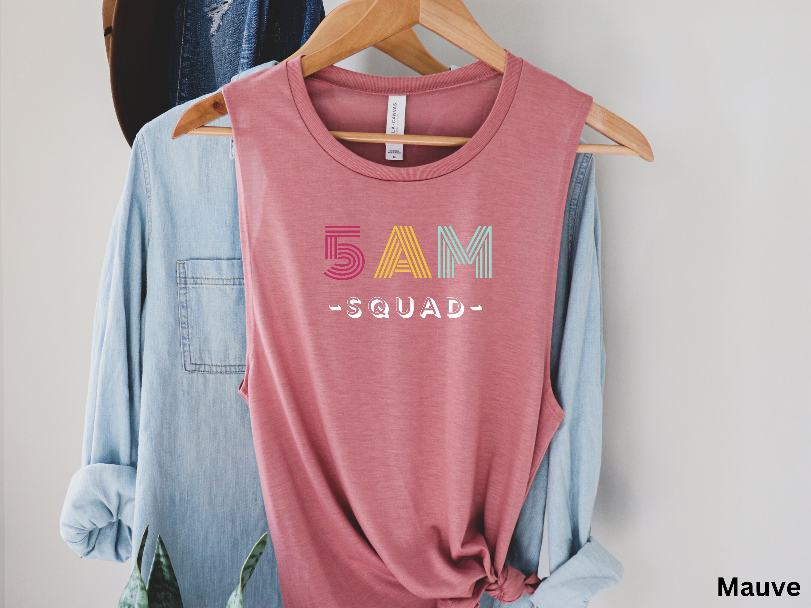 RETRO 5AM Squad Crossfit Tank Top for Women, Comfortable Gym Tank Top ...