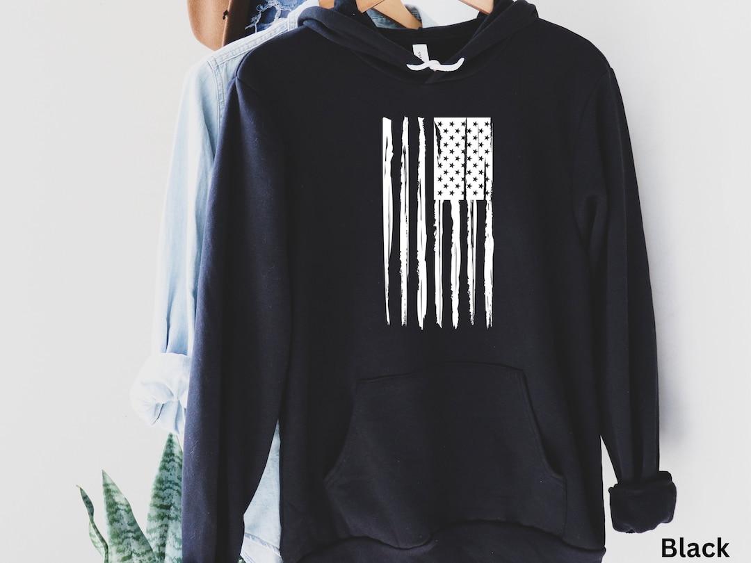 AMERICAN FLAG HOODIE, Crossfit Hoodie, Gym Hoodie for Men, Murph Shirt ...