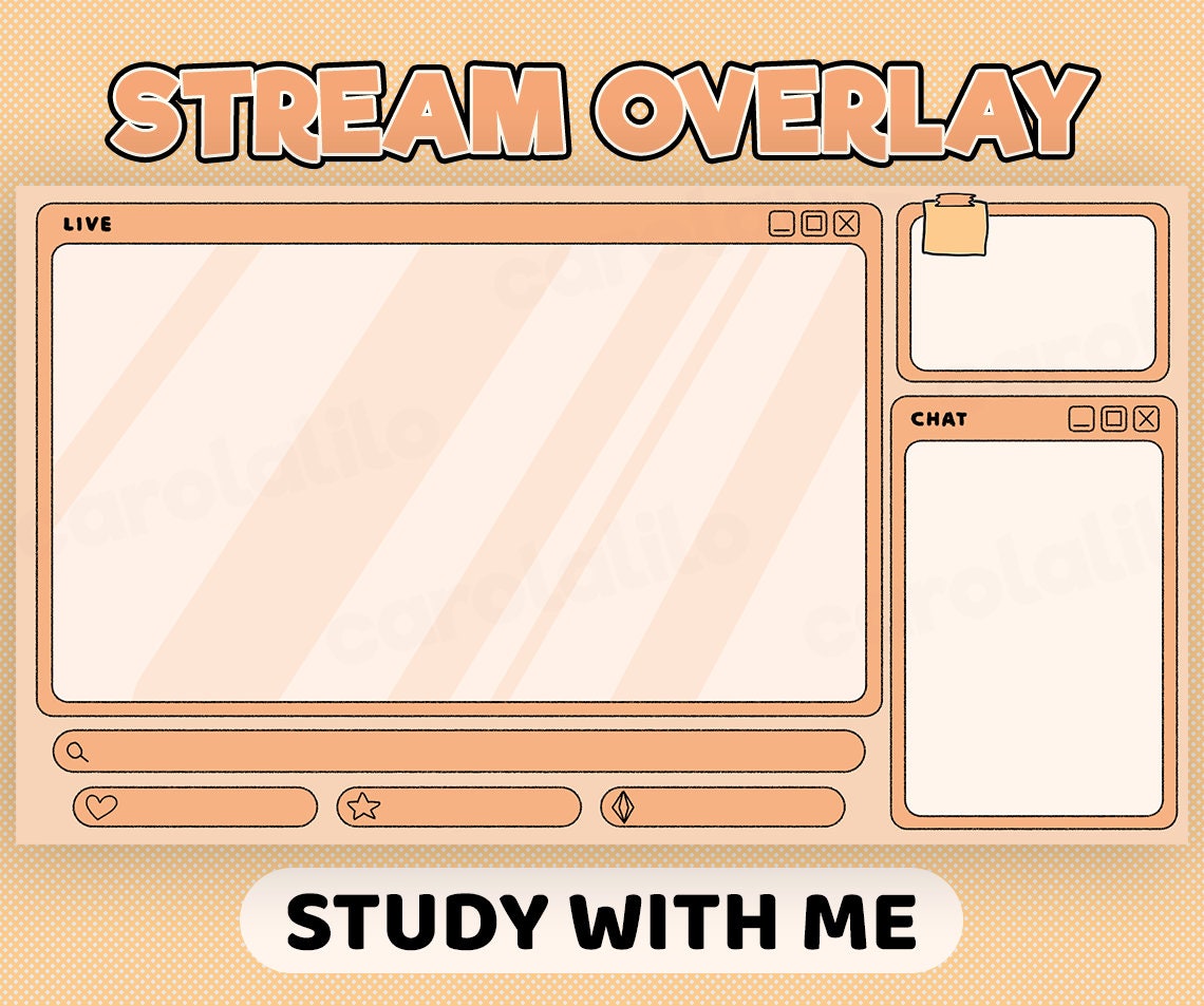 Study With Me Stream Overlay Twitch (+ 3 ANIMATED Start Ending Be Right ...