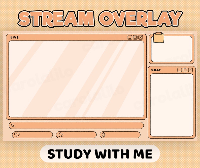 Study With Me Stream Overlay Twitch (+ 3 ANIMATED Start Ending Be Right ...