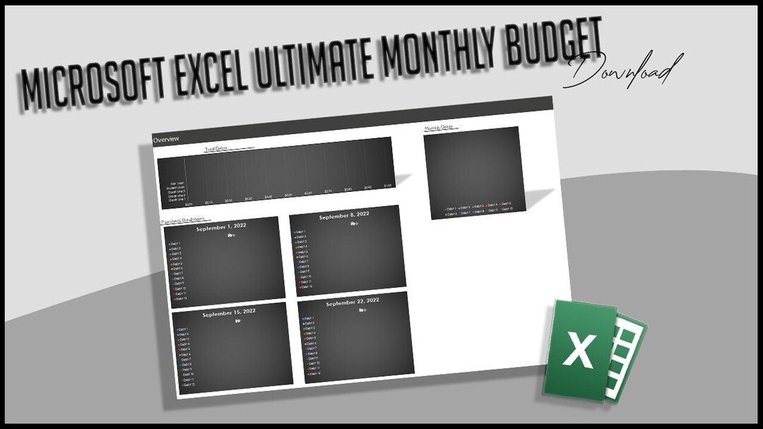 Monthly Budget Spreadsheet Template With Paycheck Calculator for ...