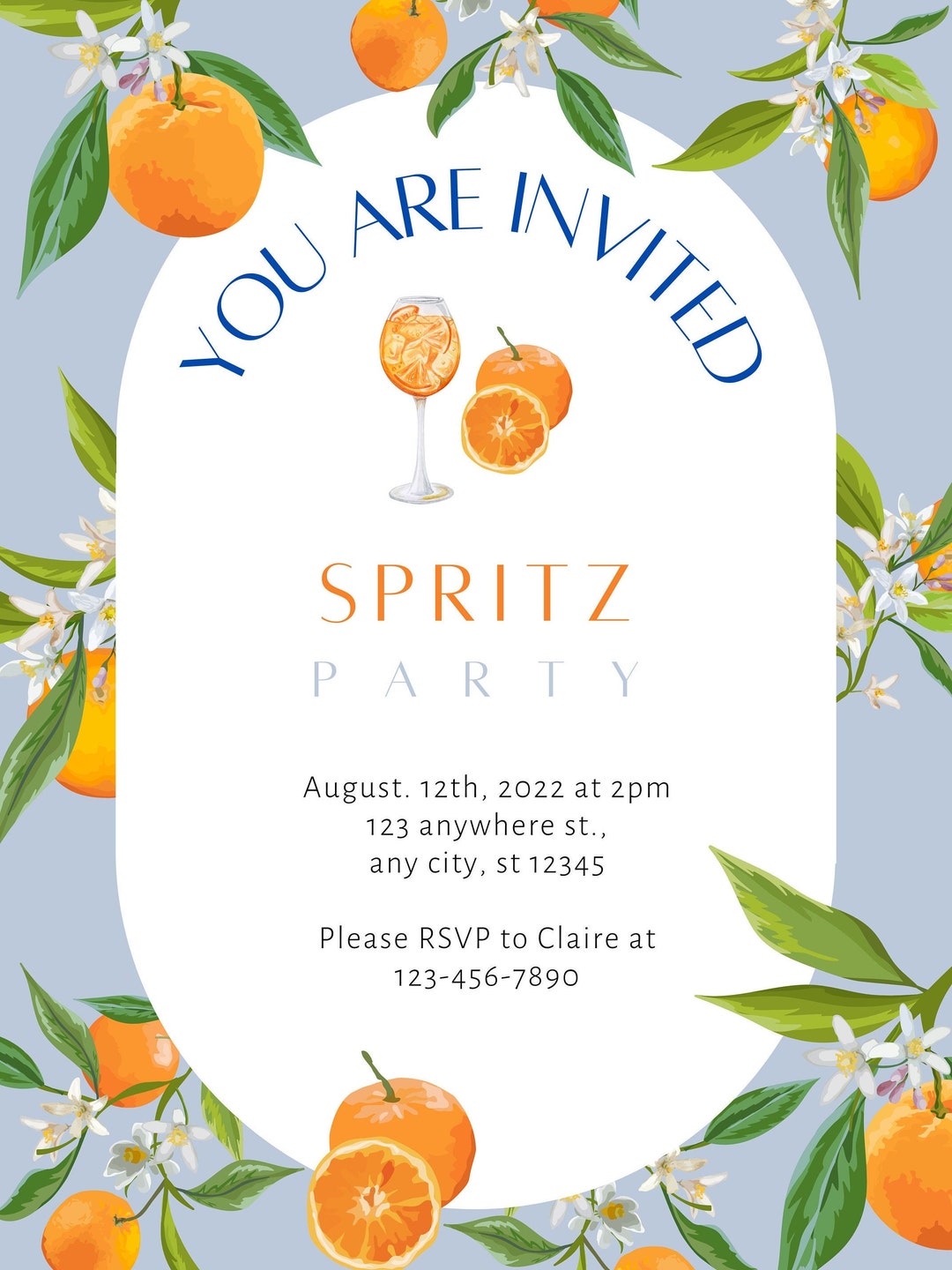 Aperol Spritz Party Spritz Summer Party Aperol Italian - Etsy