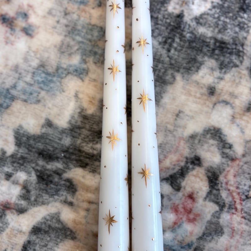 Gold Candle Stick Retro - Etsy