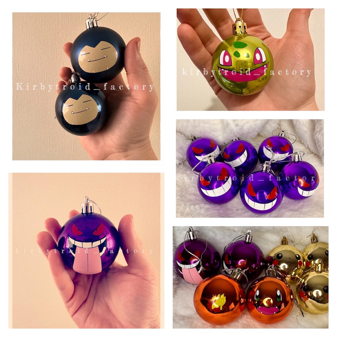 Pokemon Christmas Spheres - Etsy