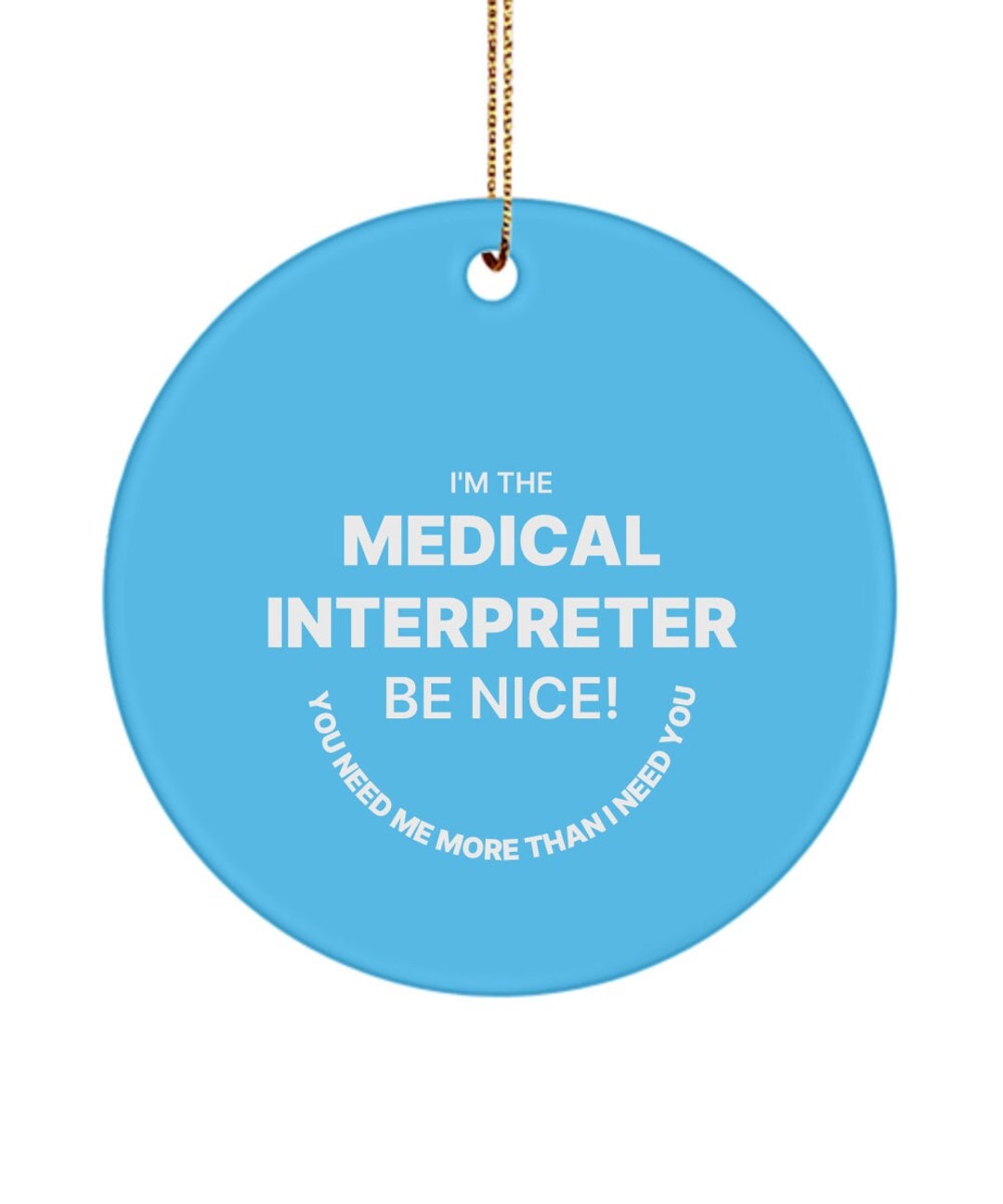 Medical Interpreter Ornament for Health Care Interpreters National ...
