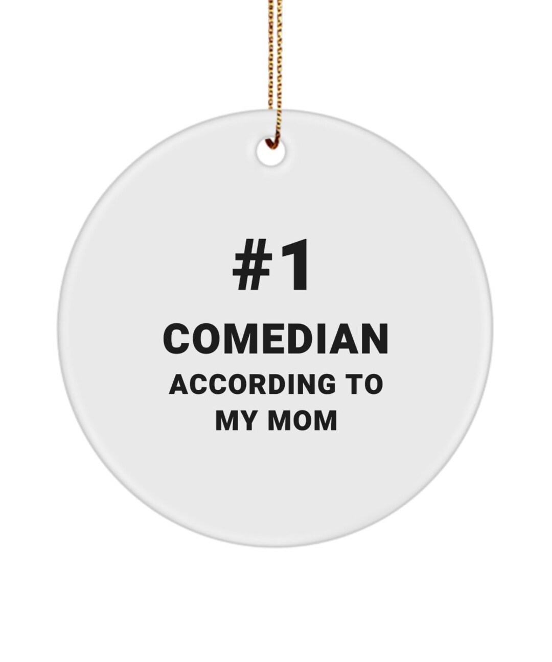 Comedian Ornament, Stand up Comic Hanging Keepsake for Rearview Mirror ...