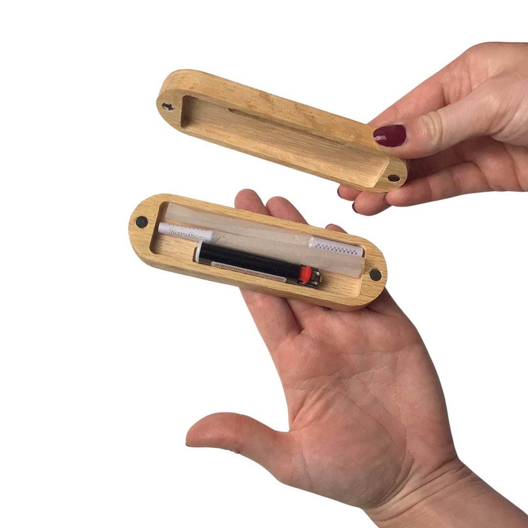 Customizable Stash Box Travel Case for Two King Sized Joints and ...