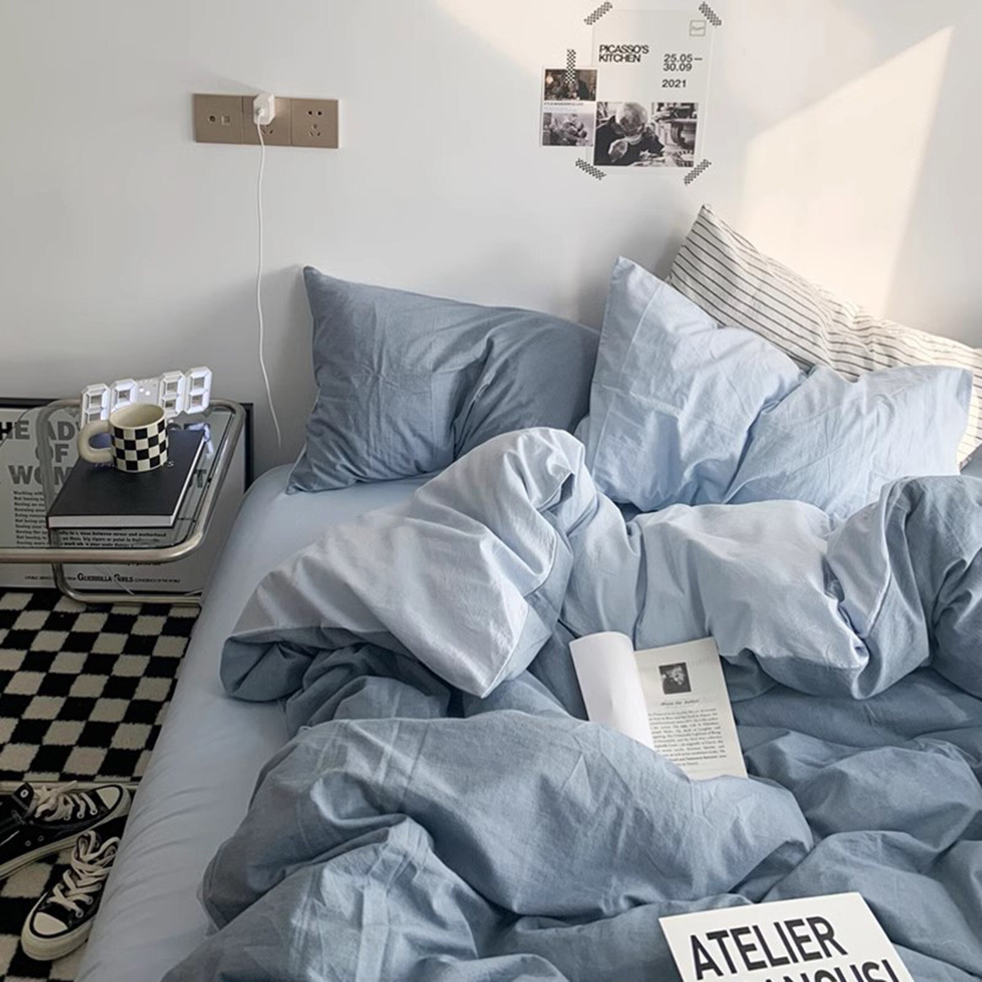 Minimalist Morandi Duvet Cover Coquette Bedding Princess - Etsy