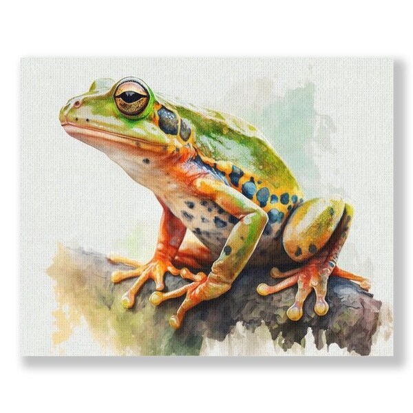 Tree Frog Painting - Etsy