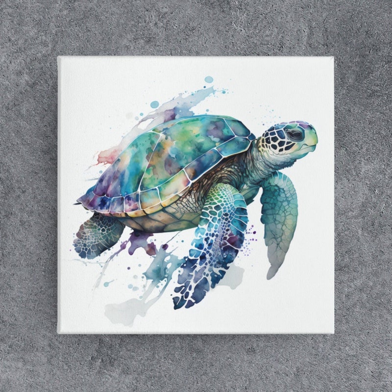 Sea Turtle Wall Art - Etsy