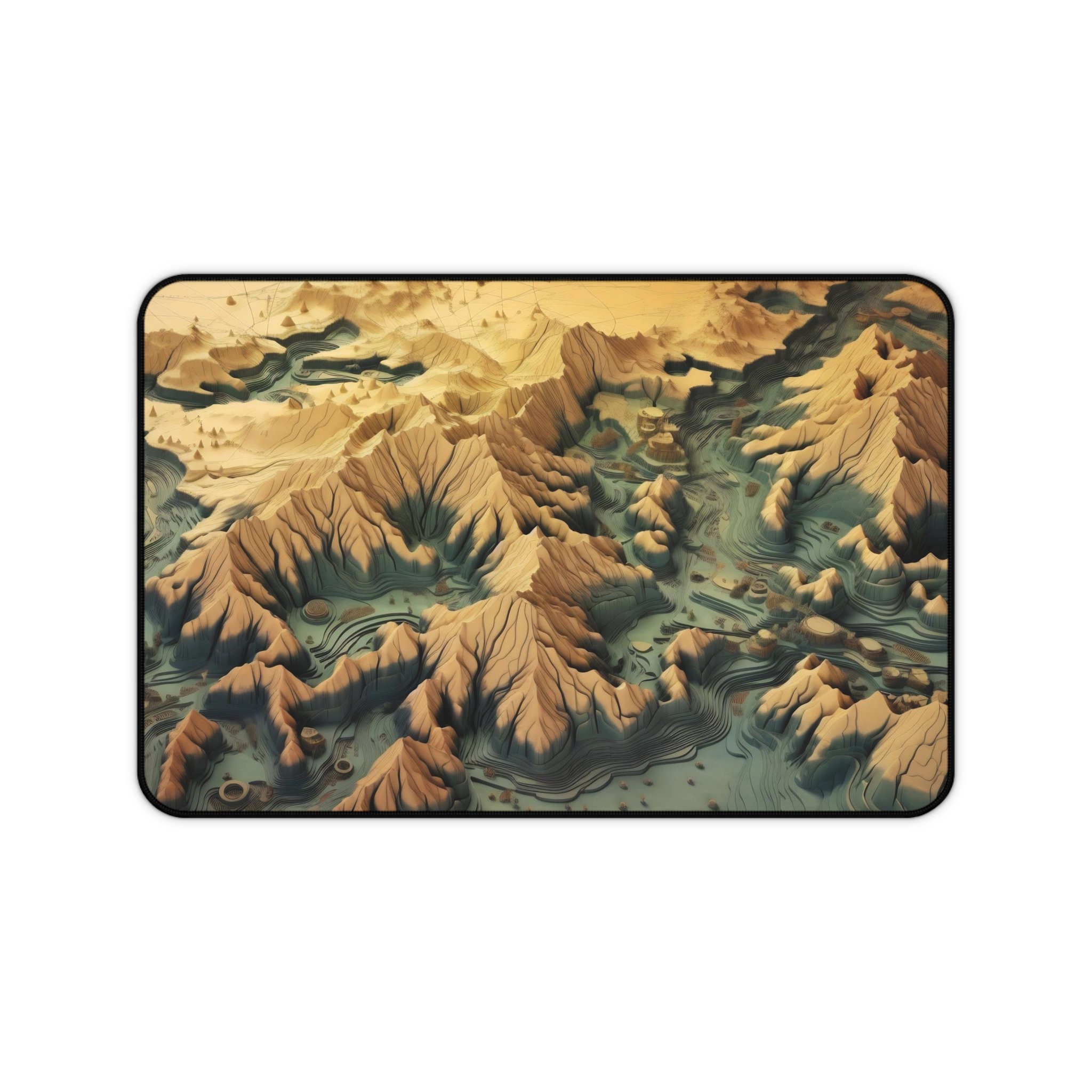 Game Map Desk Mat 3D Fantasy Map Desk Pad Topographic Desk - Etsy Canada