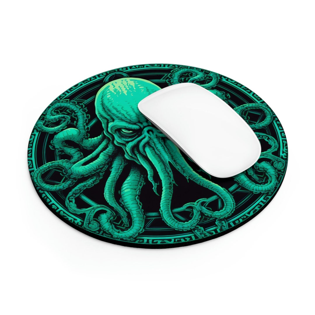Cthulhu Mouse Pad, HP Lovecraft Call of Cthulhu, Mind Flayer Illithid ...