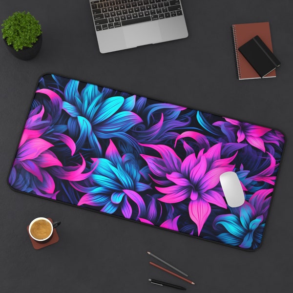 Pink and Blue Mouse Pad - Etsy