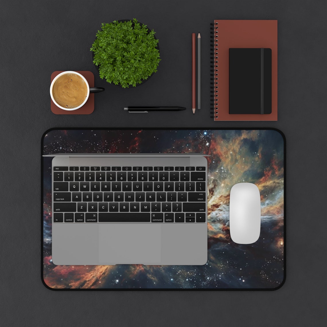 Nebula Desk Mat Universe Desk Pad Space Galactic Cosmic - Etsy