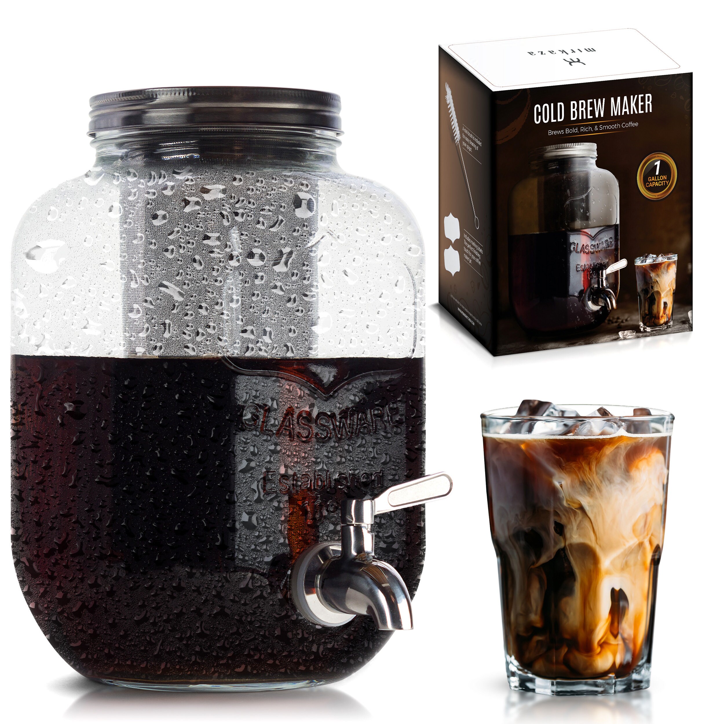 Cold Brew Maker 1 Gallon Cold Brew Coffee Maker Mason Jar Cold Brew ...