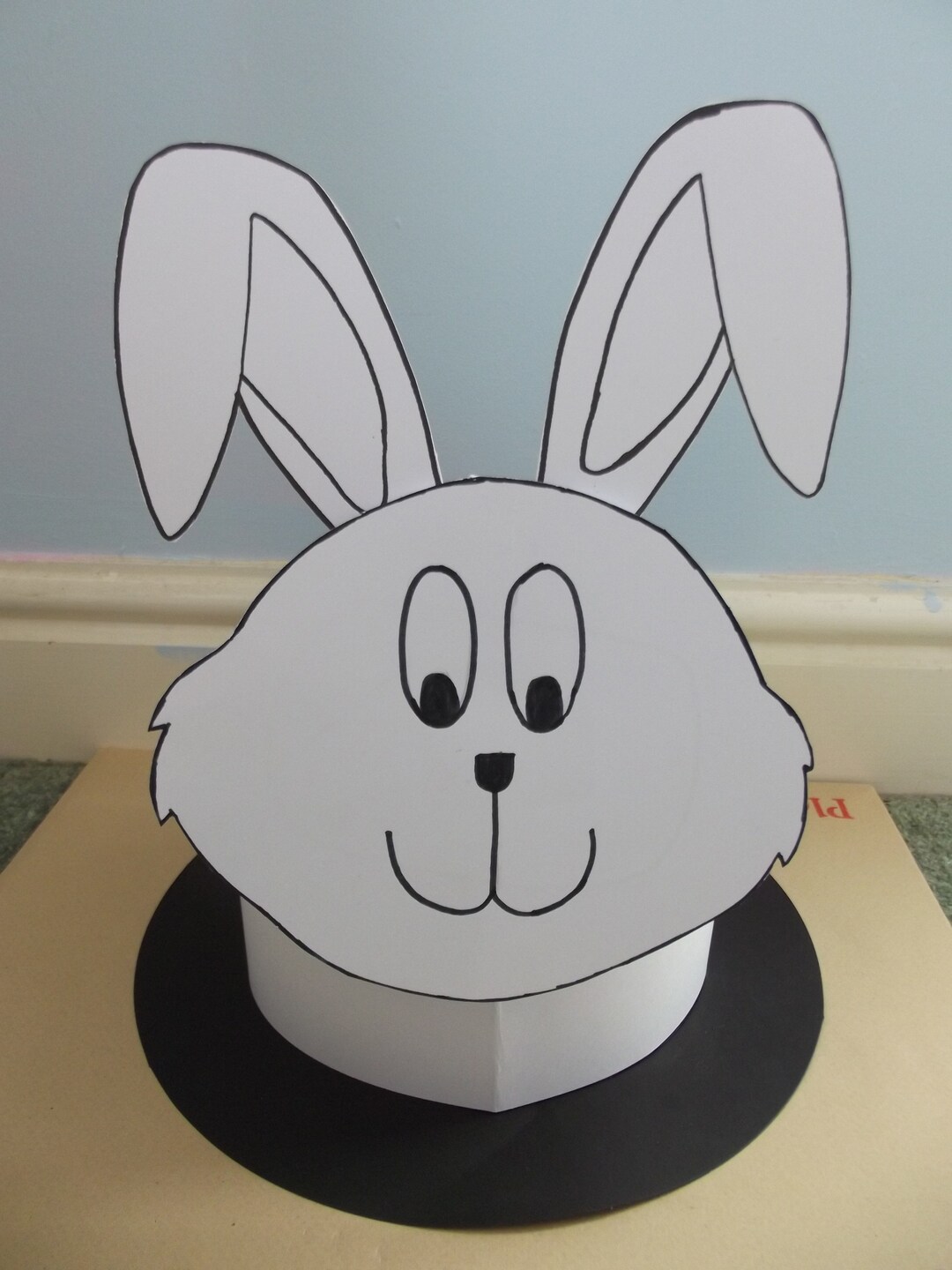 Easter Bonnet Top Hat Kit Bunny Rabbit Theme Easy to Assemble Craft ...