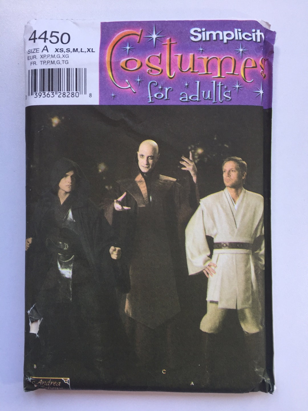 Simplicity Sewing Pattern 4450 Star Wars - Brand New Super Rare Pattern ...