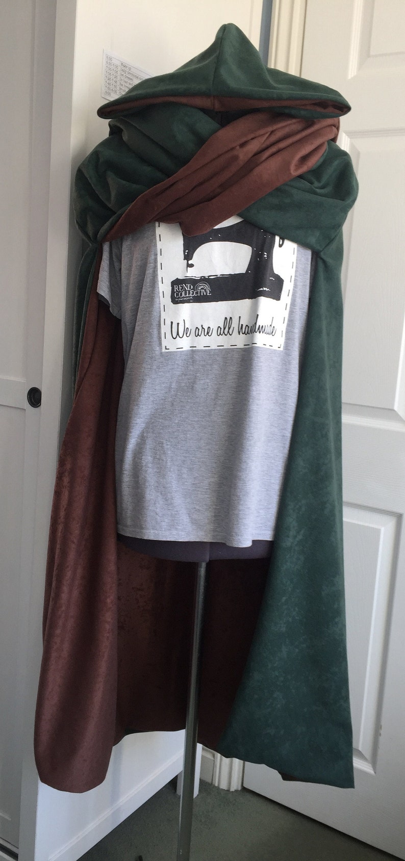 Adult Cape Cloak With Hood and Infinity Scarf for Archer - Etsy