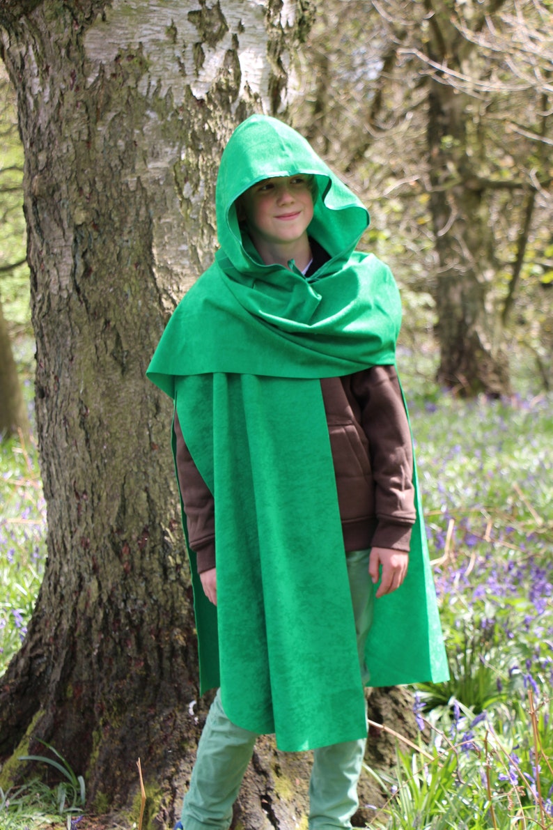 Adult Cape Cloak With Hood and Infinity Scarf for Archer - Etsy