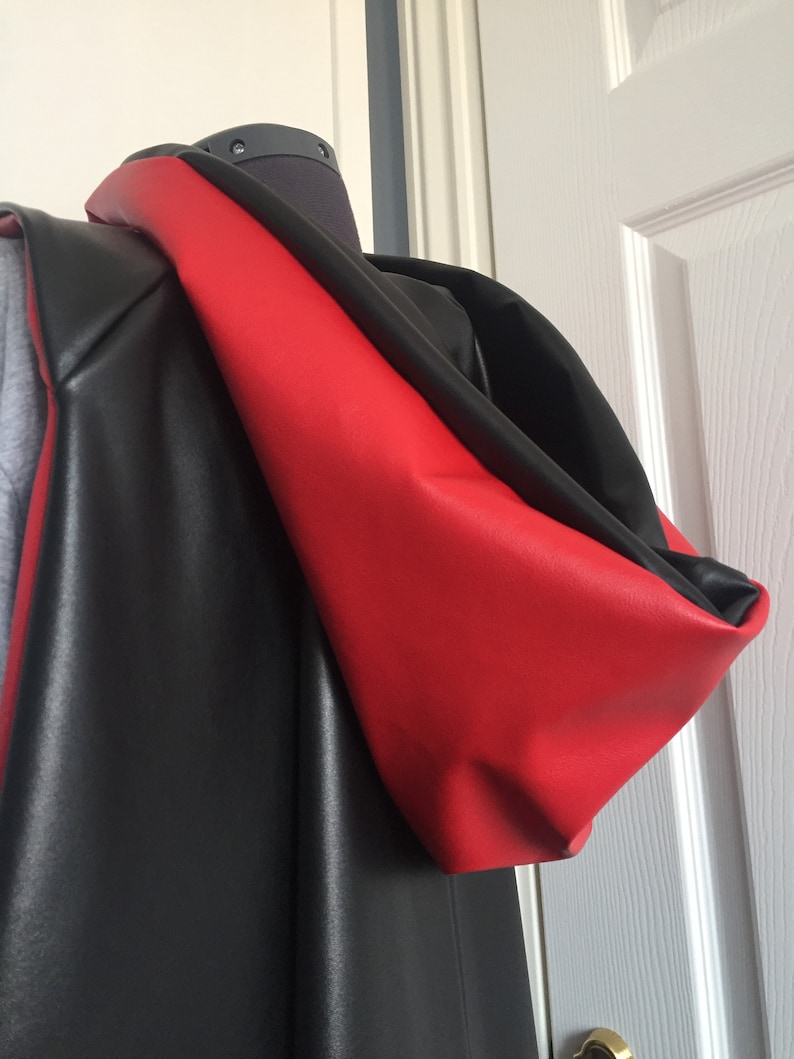 Adult Cosplay Superhero Cape Cloak With Round Chest Panel in Black ...