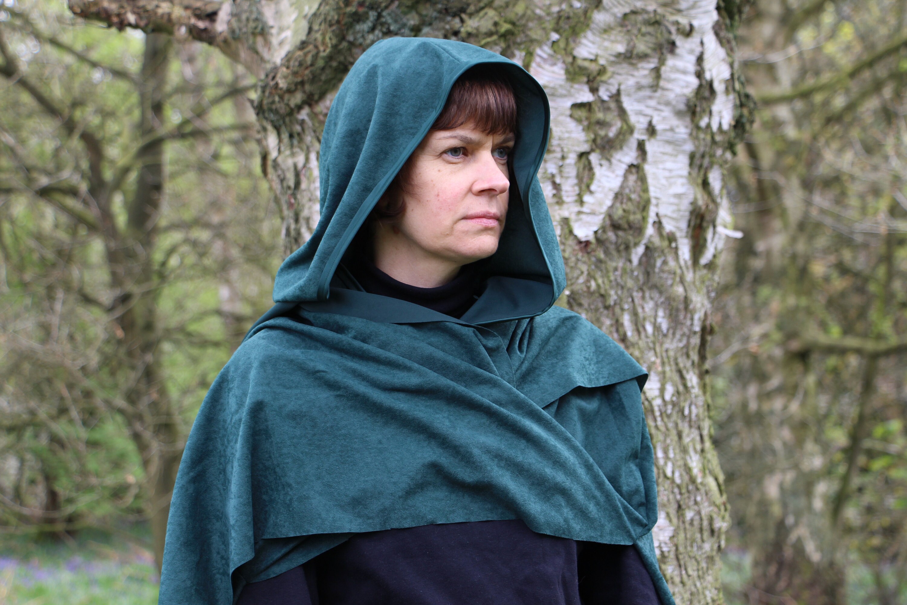 Adult Cape Cloak With Hood and Infinity Scarf for Archer - Etsy