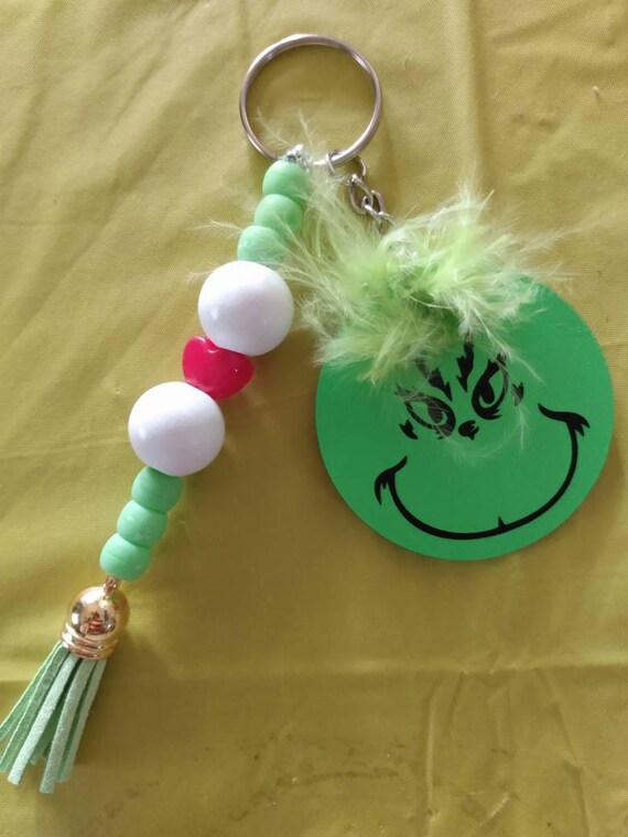 Grinch Keychain Etsy
