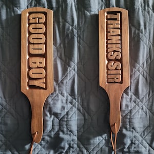 14 Inch Paddle With Custom Inset Stamp Lettering - Etsy