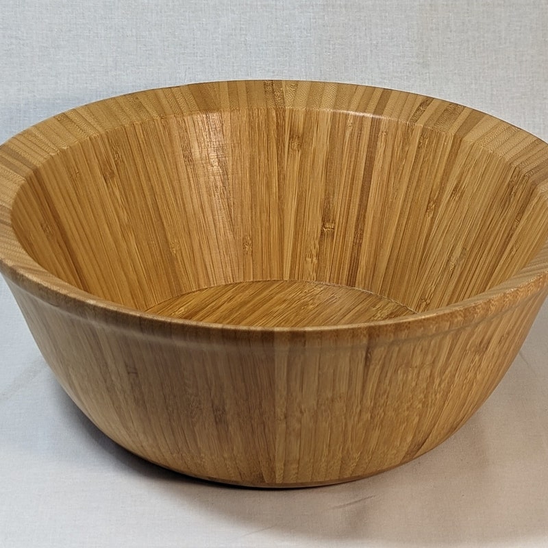 Bamboo Bowl - Etsy
