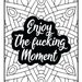 65 Adult Coloring Book Pages | Printable Coloring Pages | Swear Words ...
