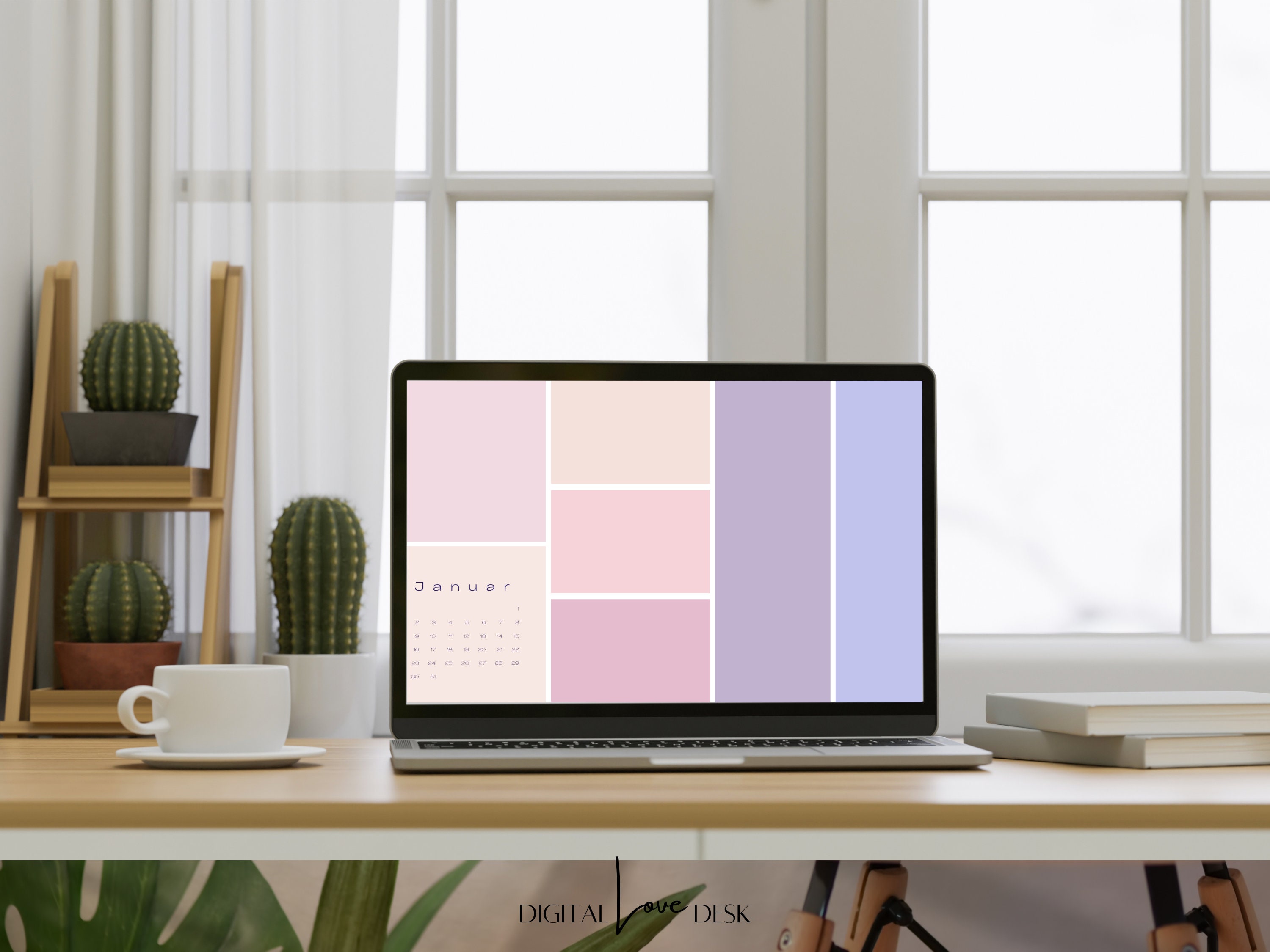 2023 Desktop Calendar Wallpaper Minimalist Aestethic - Etsy