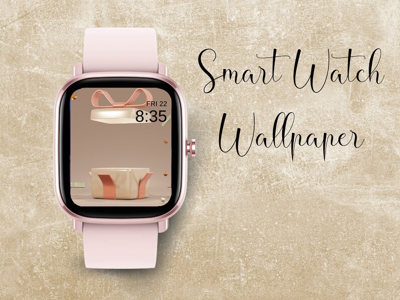 Gift Smart Watch Wallpaper, Smart Watch Background, Apple Watch, Apple ...