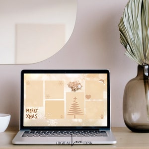 Merry Christmas Desktop Wallpaper Desktop Organizer PC and MacBook ...