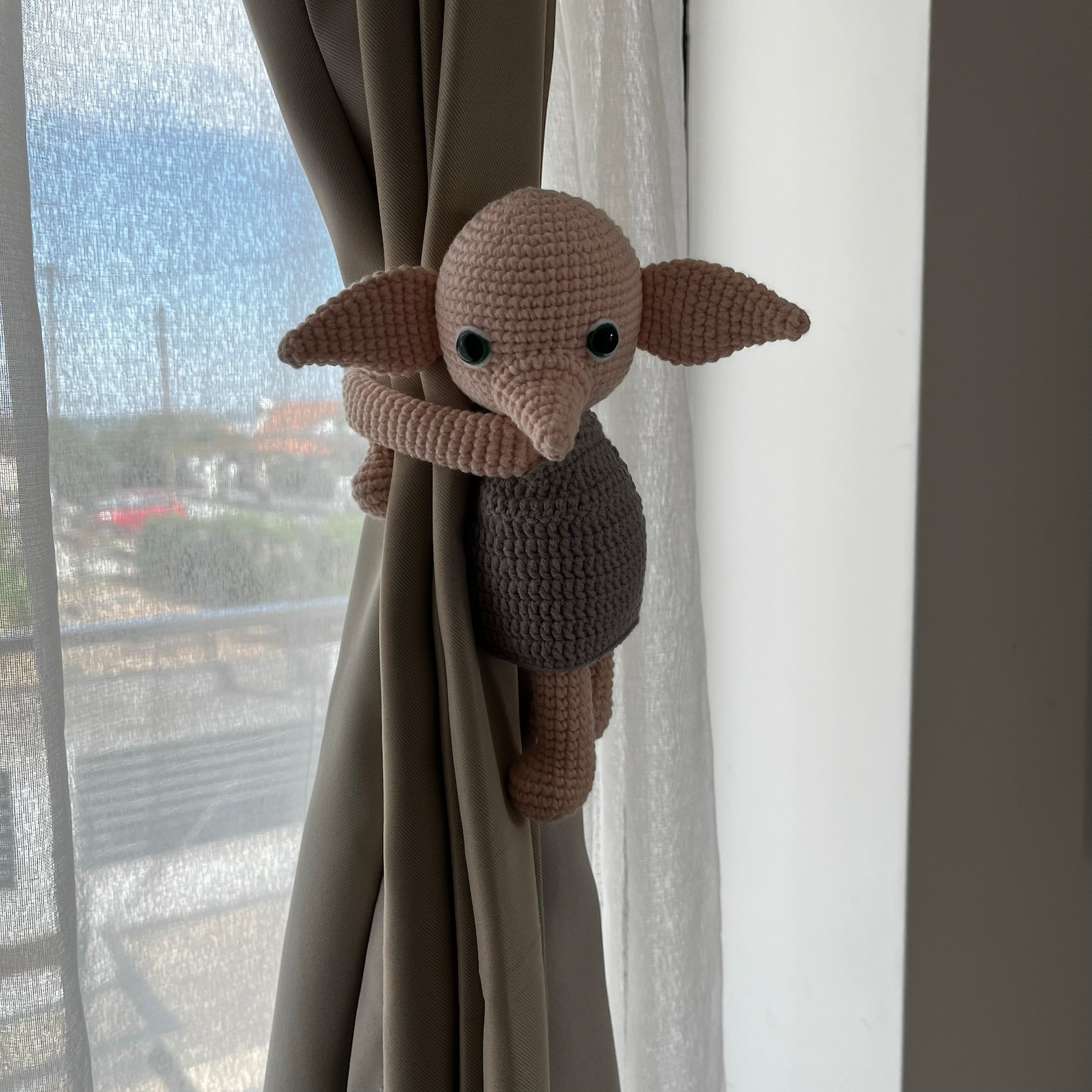 CURTAIN TIE BACK, Tie Back Dobby, Elf Curtain Tie, Wizard Harry Gift ...