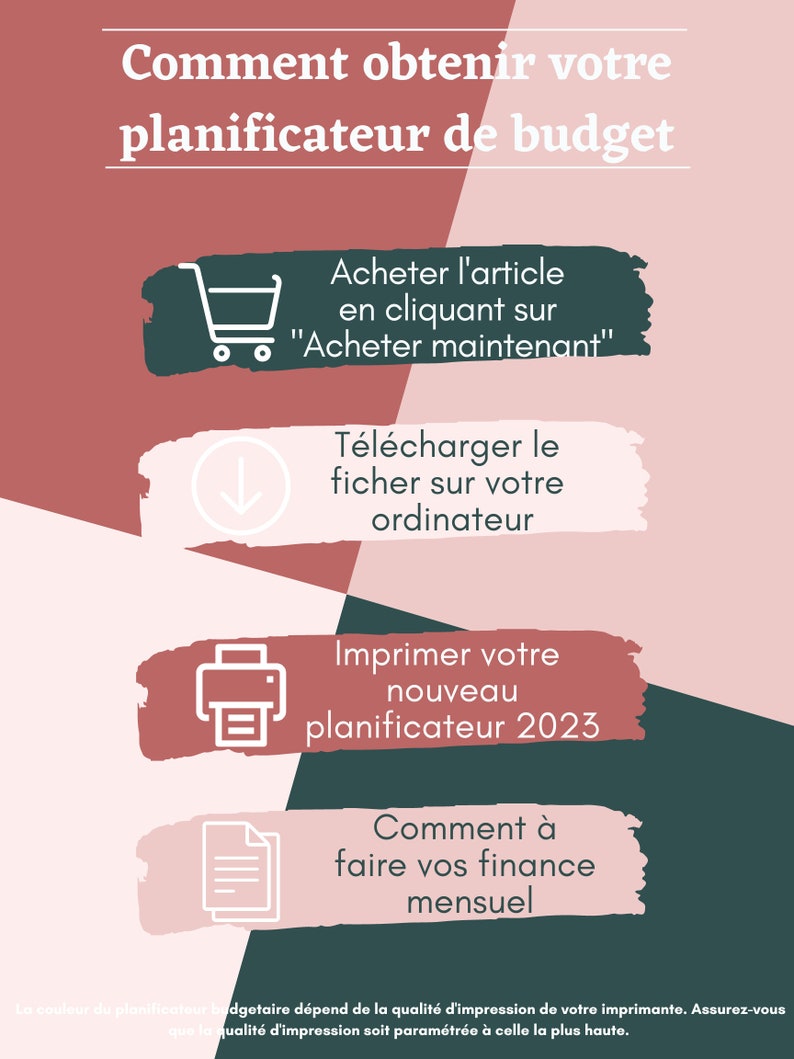 Budget mensuel à imprimer pour la gestion de comptes et le suivi ...