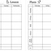 Rose Themed Lesson Planner - Etsy