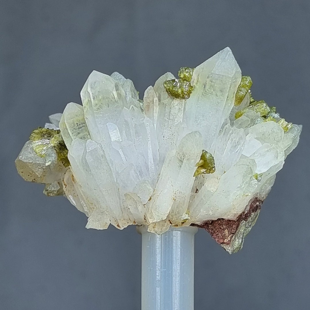 Epidote With Quartz in Perfect Conditions 6.5x4.5x3 Cm - Etsy